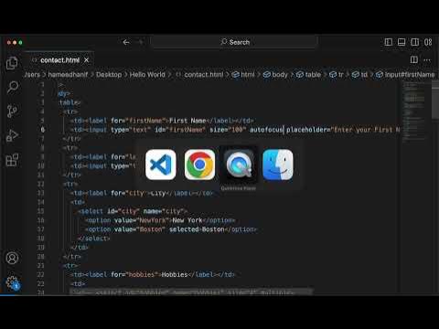 Autofocus | HTML/CSS - YouTube