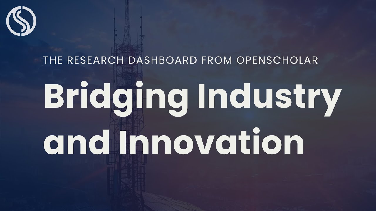 Bridging Industry and Innovation | The Research Dashboard from OpenScholar - YouTube