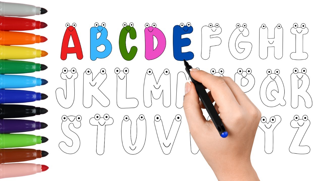 Learn ABC alphabets | A to Z alphabets | ABCD Songs | Learn Colors ...