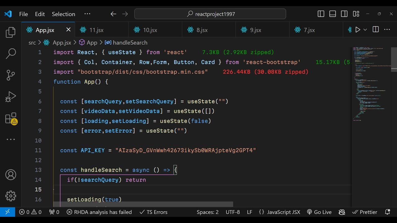 Build A Reactjs Youtube Data Api V3 Video Search Using React Bootstrap 0827