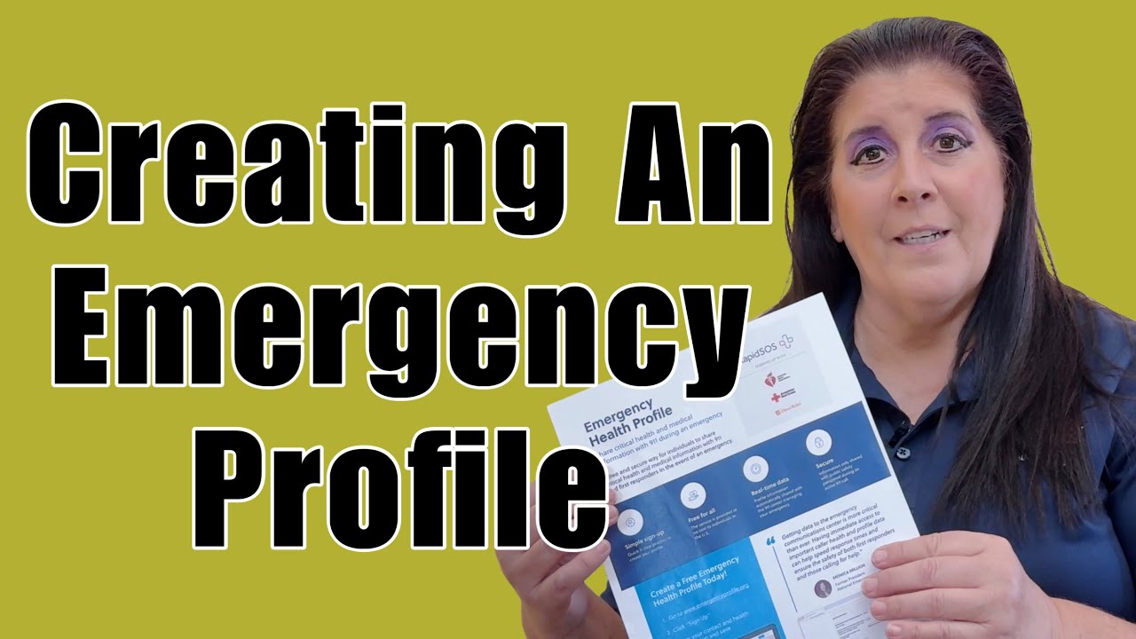 Creating An Emergency Profile - Tuesday's Tip for Caregivers - YouTube