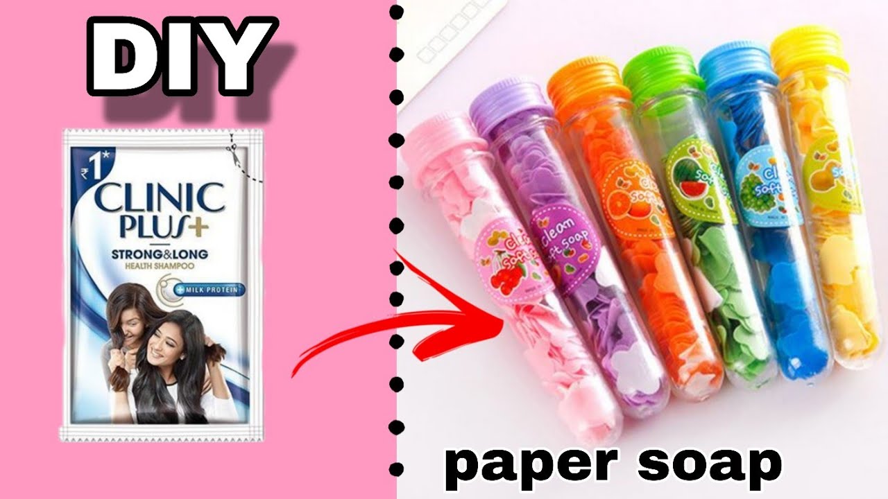 How To Make Paper Soap At Home 😱🤩 || DIY Paper Soap 🤯 || Paper Soap ...