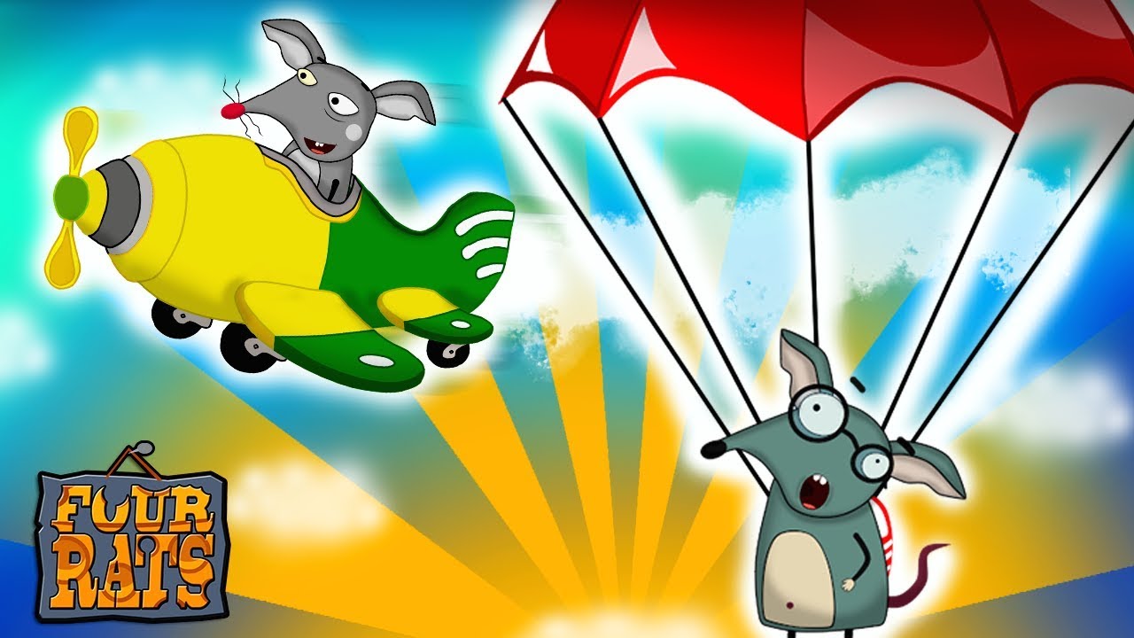 Rat Family.Cartoons for kids 2018 #7 /// 4 Rats - YouTube