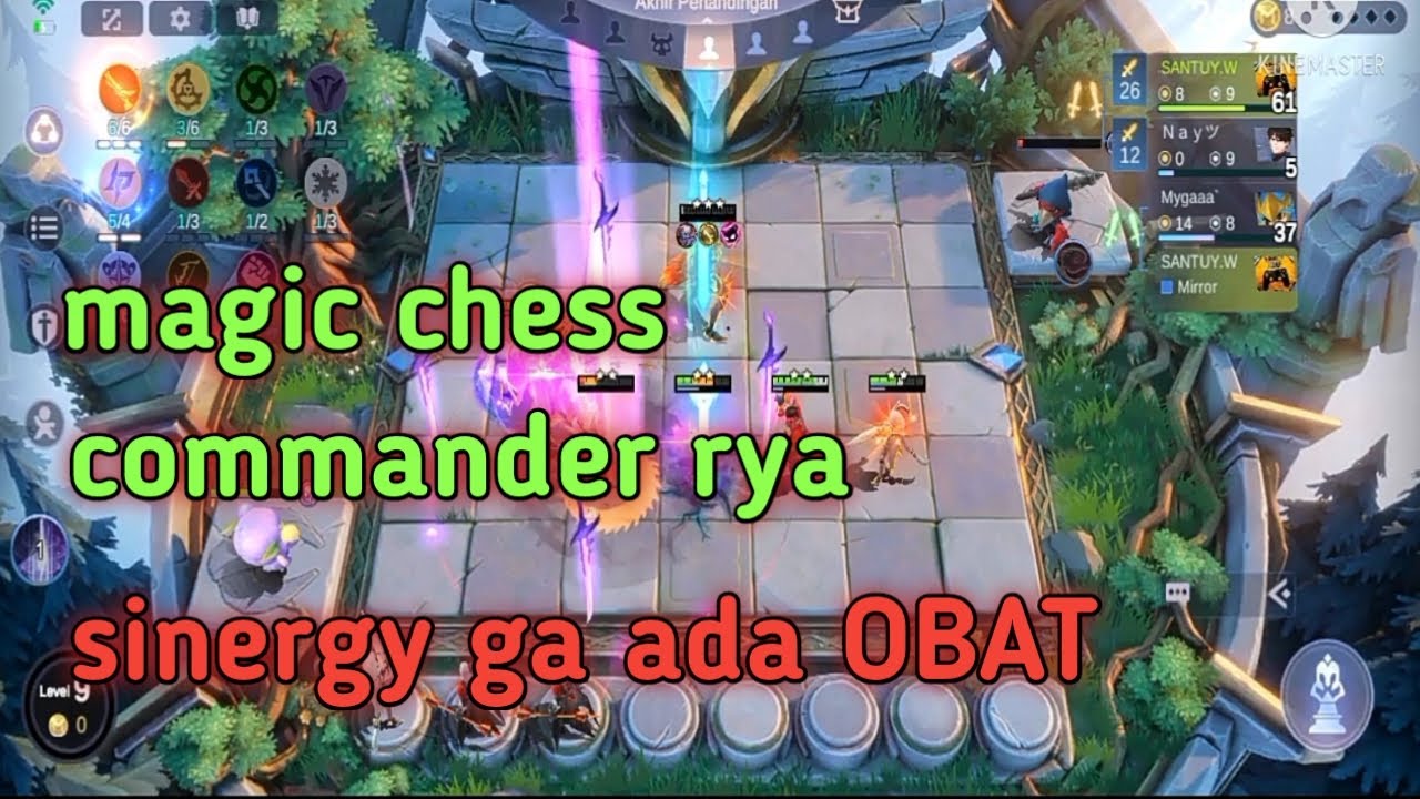 Magic chess mobil legend#2|commander Rya sinergy Gunner+lospecados ...