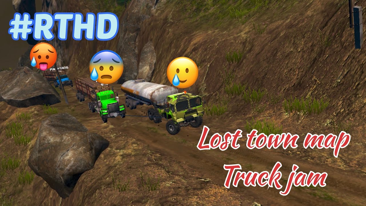 #rthd lost town map truck jam 🥵 | online multiplayer game | truck off ...