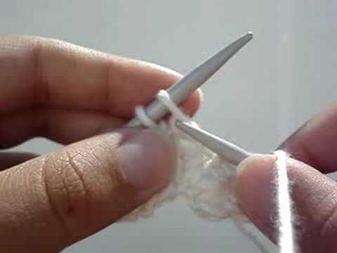 "Portuguese Knitting" lesson - slip knit wise - YouTube