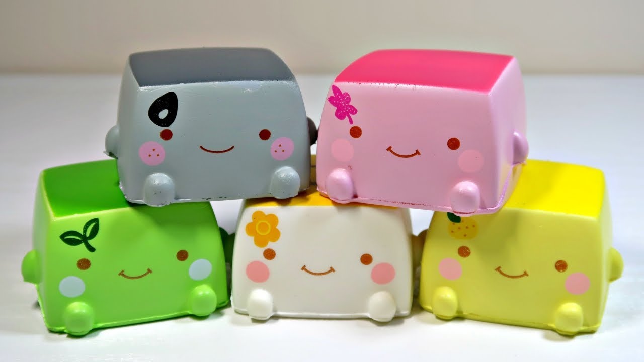 Hannari Tofu Squishy - YouTube