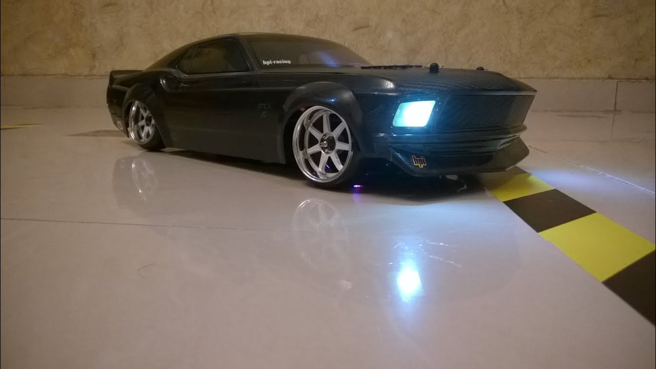 HPI Mustang 1969 - CS 75% - New Drift Setup - YouTube