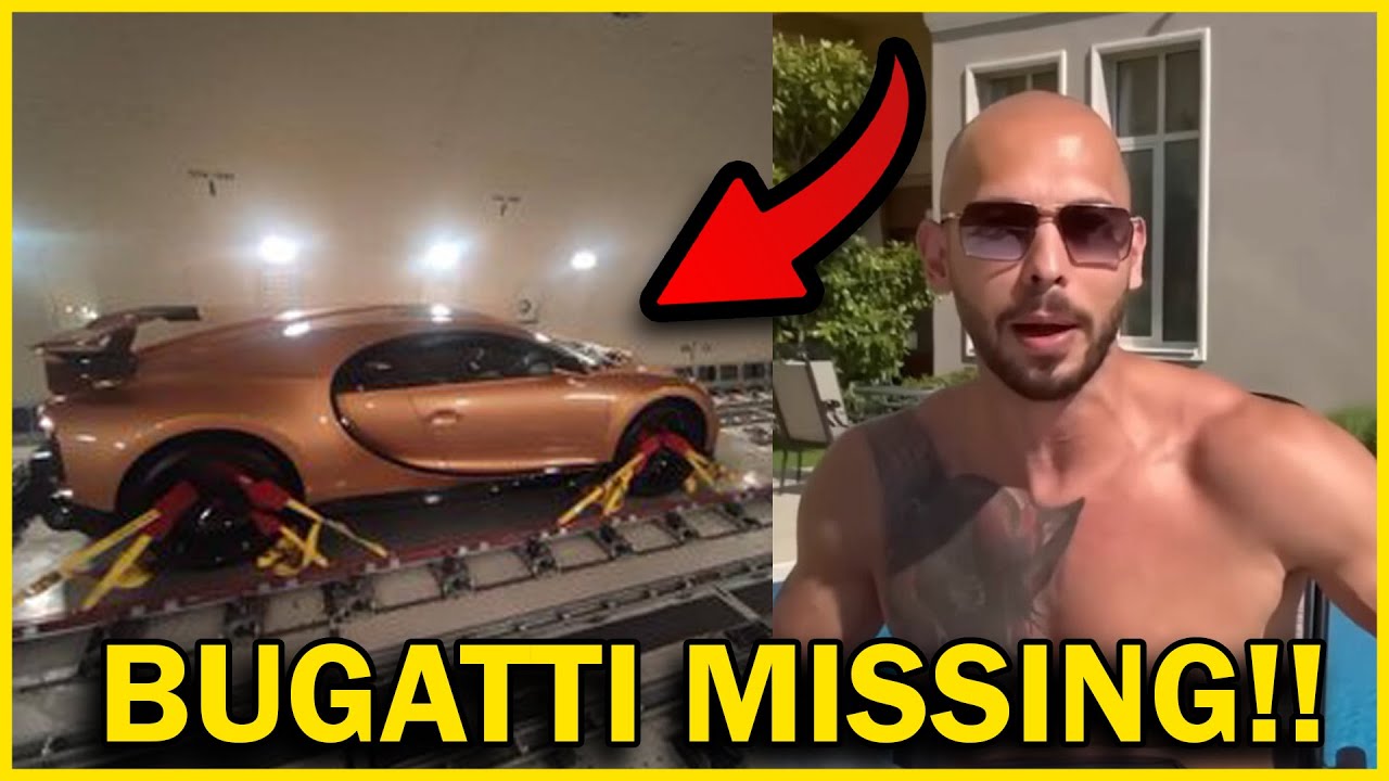 Andrew Tate BUGATTI Chiron and VILLA in Dubai Seized - YouTube