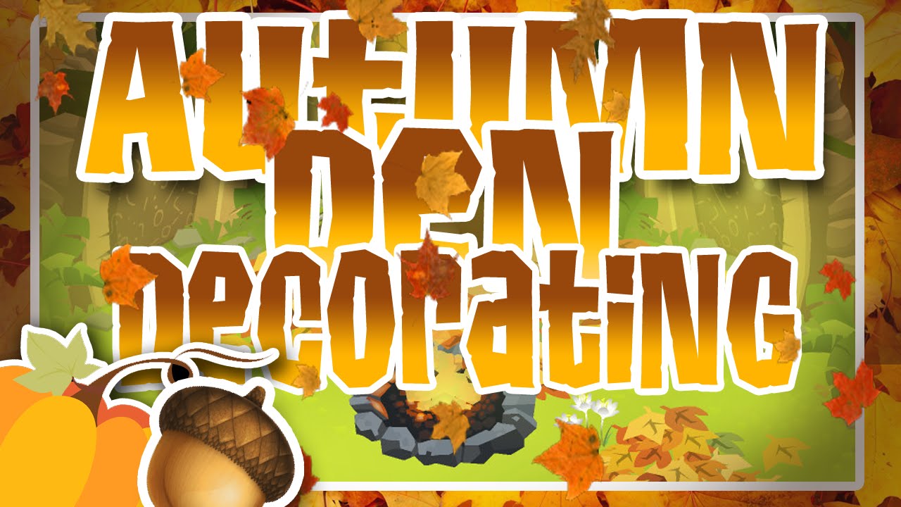 Autumn Den Decorating! - Animal Jam • - YouTube