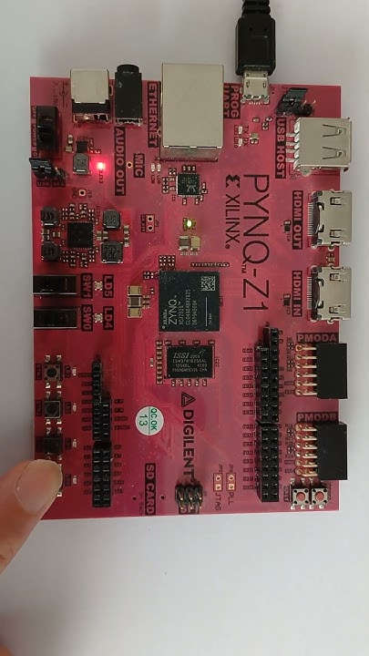 [FPGA 1] Blinking LED with Reset Butten - YouTube
