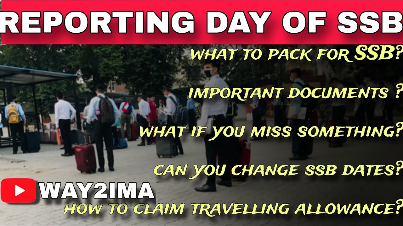 reporting day of SSB - Way2IMA - what to do before SSB? - SSB FAQs ...