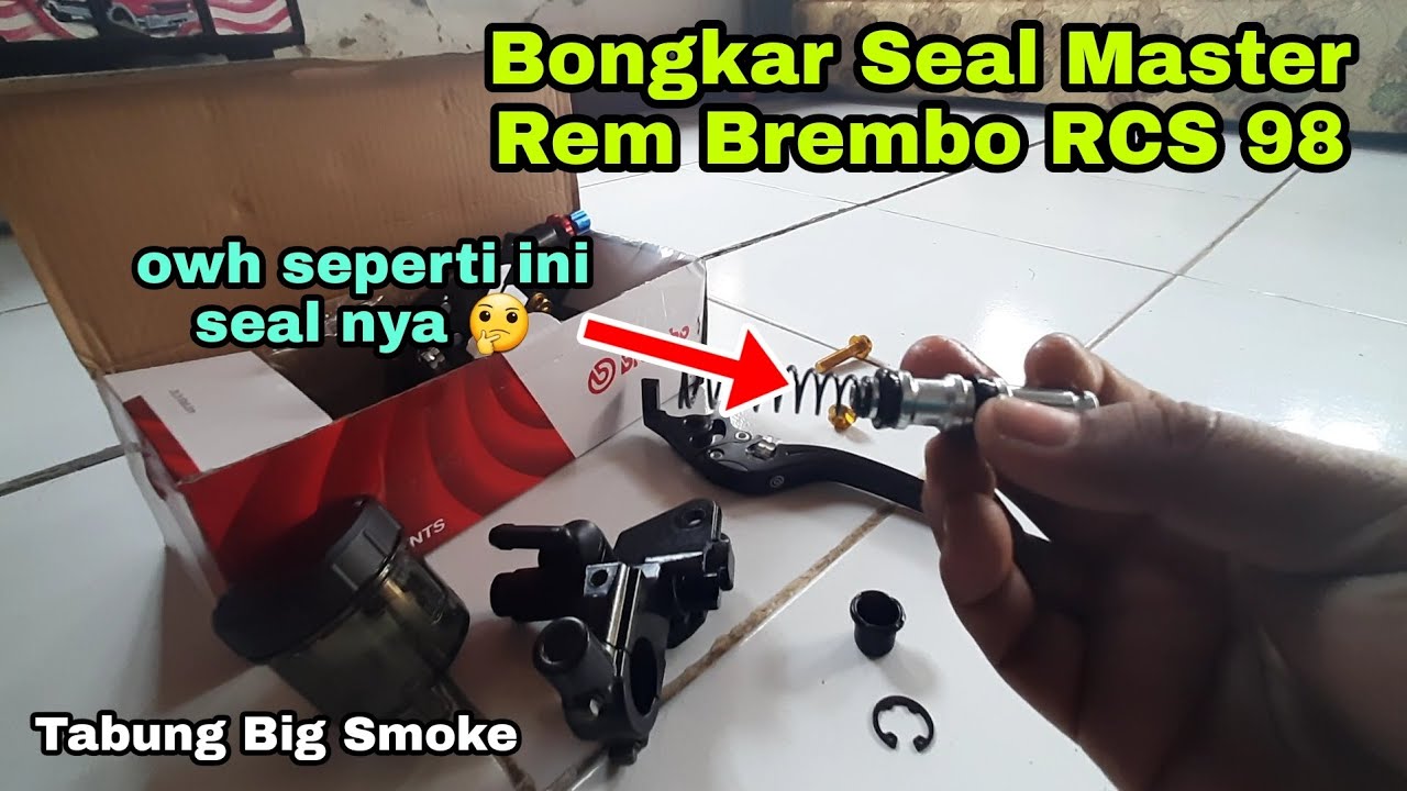Bongkar Seal Master Rem Brembo RCS 98 Tabung Big Smoke - Persamaan Seal ...