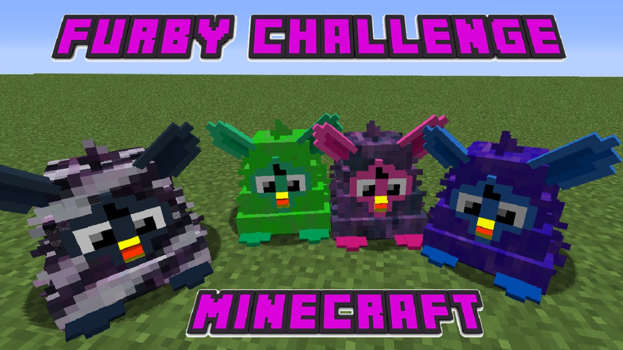 MINECRAFT: FURBY CHALLENGE! PART 1 - YouTube