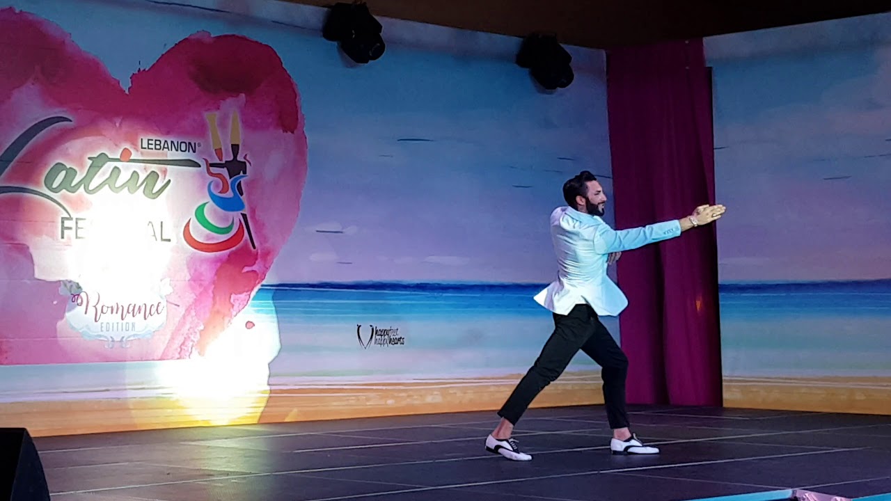 Angelo Rito Italy best show @ Lebanon latin festival 2018 - YouTube