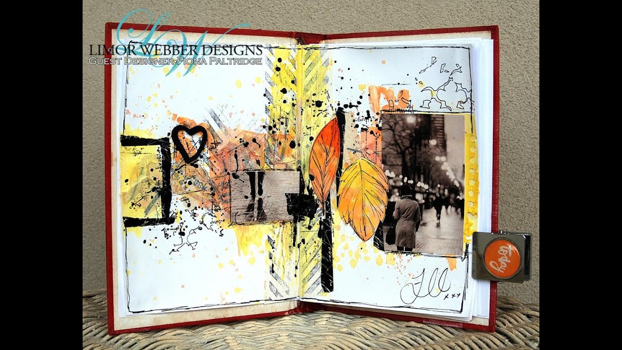 "Autumn Rain" Art Journal Page - YouTube