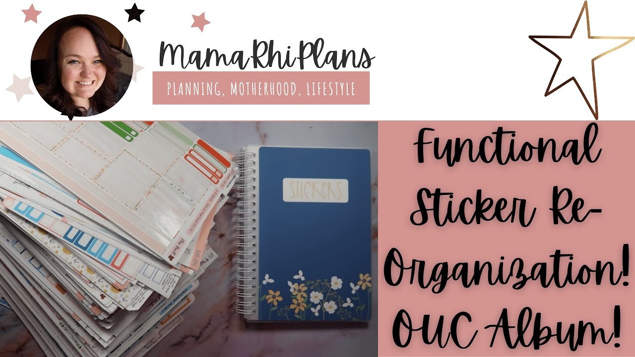 FUNCTIONAL STICKER CONSOLIDATION / ORGANIZATION | ORANGE UMBRELLA ...