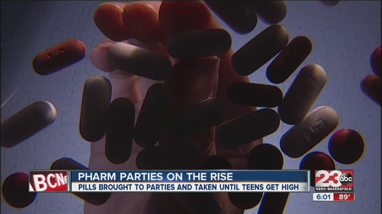 Kern County officials: "pharm" parties on the rise - YouTube