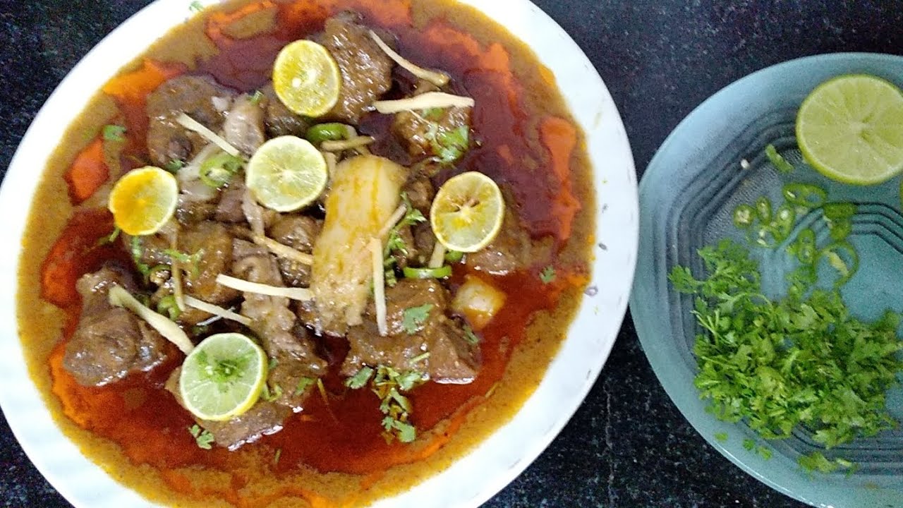 Testy Kareli Gosht Nihari Recipe| 😋 Kareli Gosht Nalla Nihari Recipe ...
