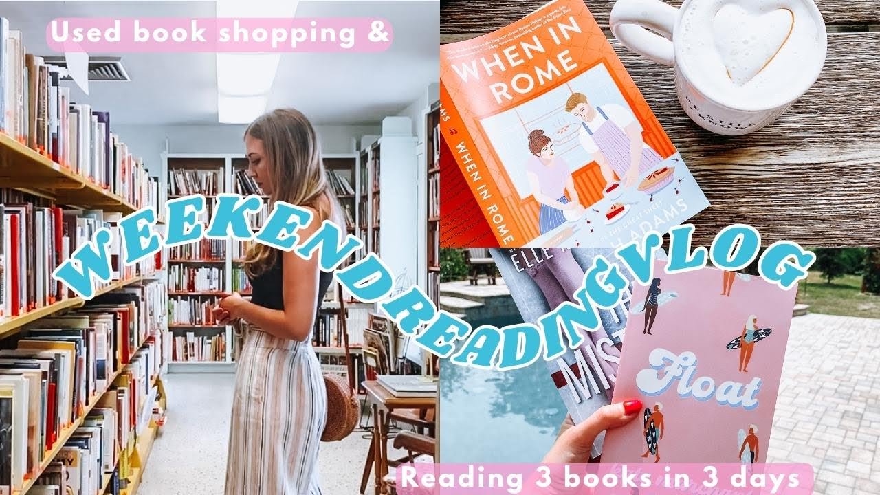 Reading Vlog I read 3 romance books in 3 days / 📚Book shop with me ...