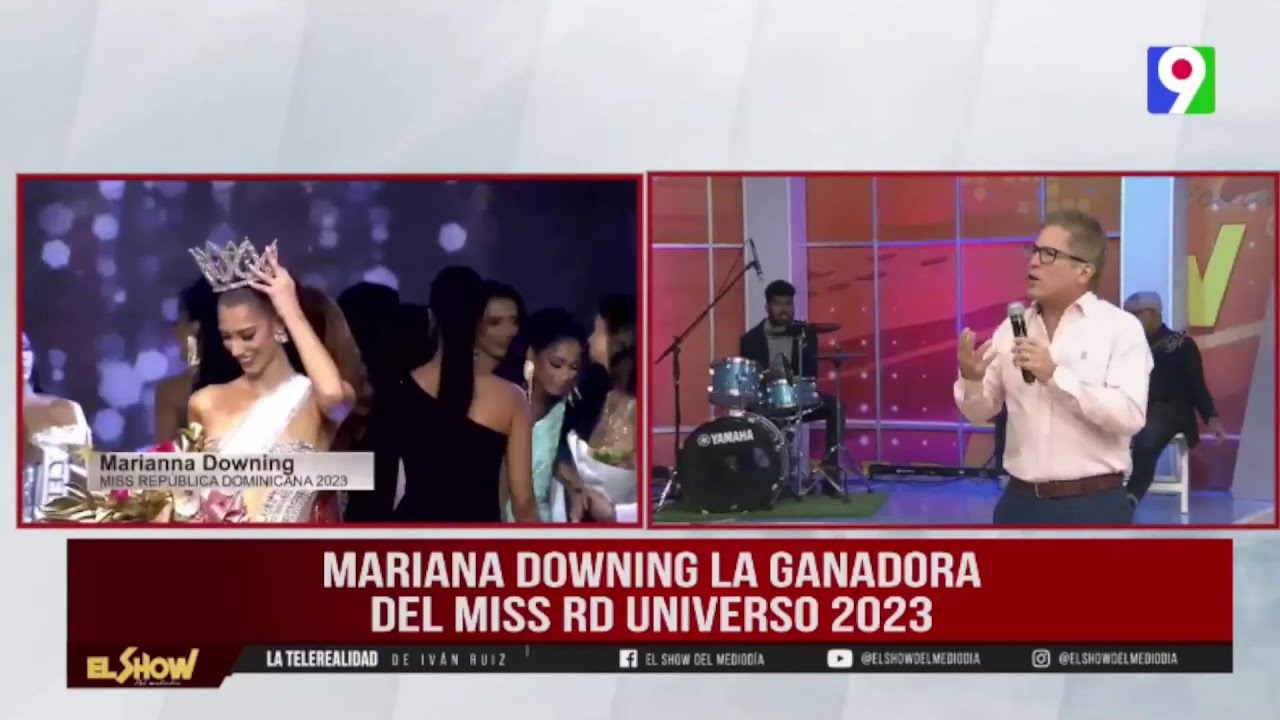 Mariana Downing se corona como Miss RD Universo 2023 - YouTube