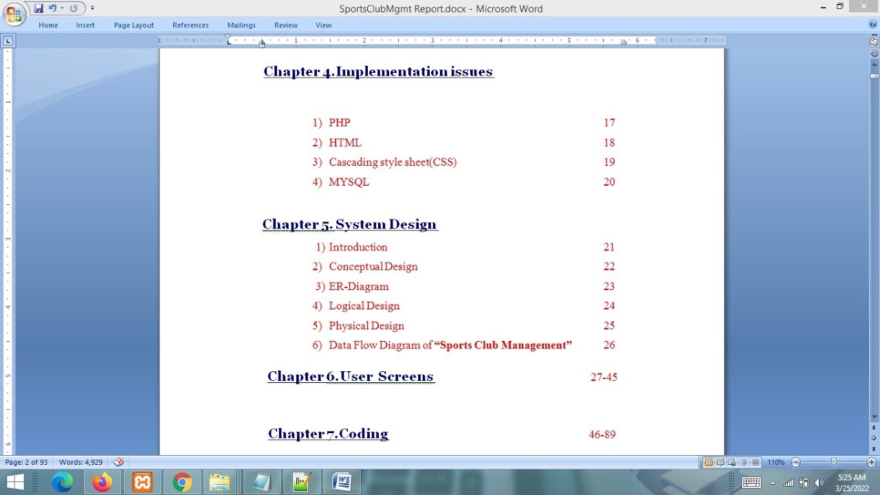 Project Report - Sports Club Management System || PHP MYSQL - YouTube