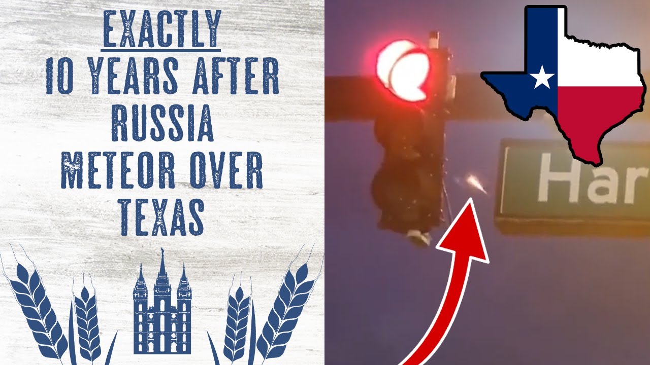 Meteor Over Texas Exactly 10 Years to the Day Since the Russian Meteor ...