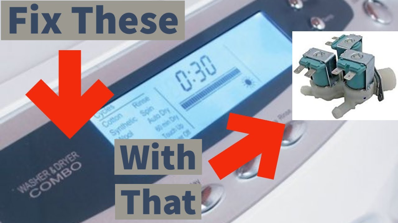 Haier HWD1600 Combo Unit Cold Water Valve Retrofit - YouTube