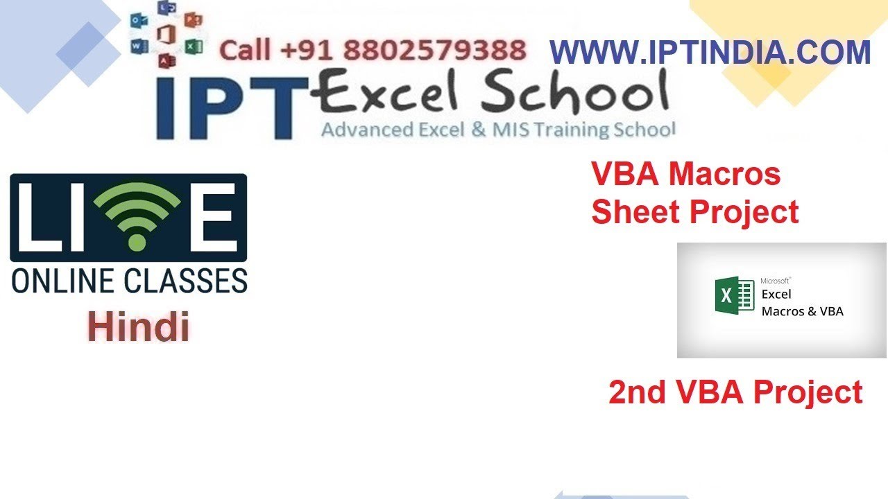 VBA Macros - 2nd Project in Live Classes - QuadExcel.com VBA Macros - 2nd Project in Live Classes - QuadExcel.com