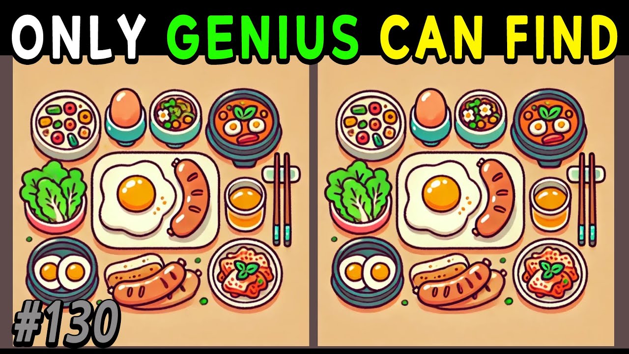 【Find the Difference】 #130 Only Genius Find Differences | Spot The Difference - YouTube