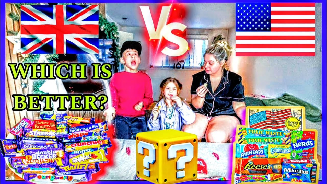 BRITISH TRY AMERICAN CANDY For The First Time - YouTube