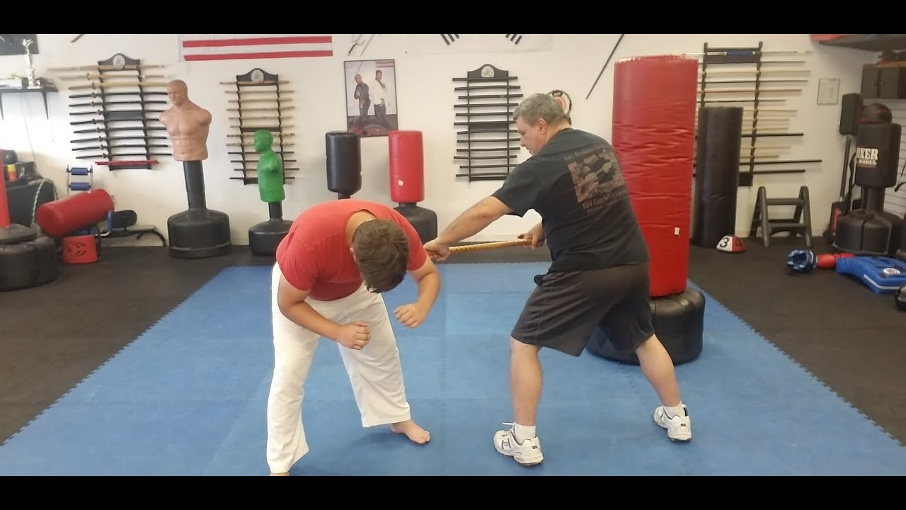 Cane self-defense with the Savage Cane part 2 when you know the person ...