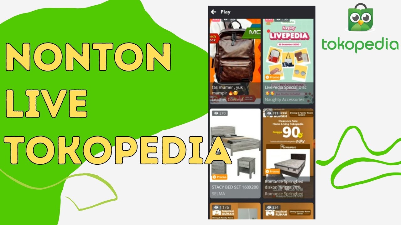 Cara Nonton Live di Tokopedia - YouTube