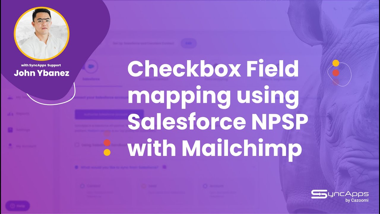 How Checkbox Field Mapping Works using Salesforce Nonprofit Success ...