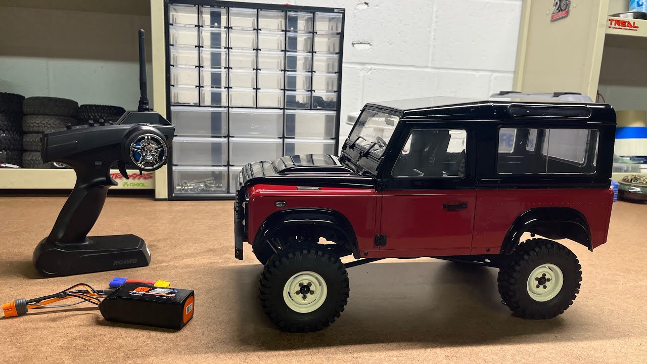 RC4WD Land Rover D90 rear interior delete and light kit wire clean up ...