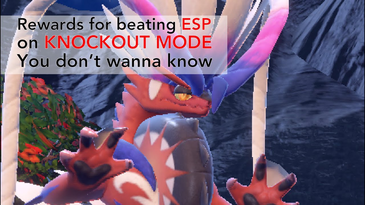 Beating ESP Challenge on Knockout Mode! | Pokemon Scarlet - YouTube