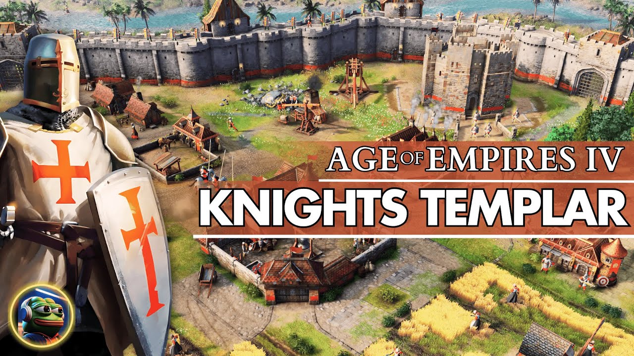 Knights Templar Civilisation Spotlight for Age of Empires 4 - YouTube