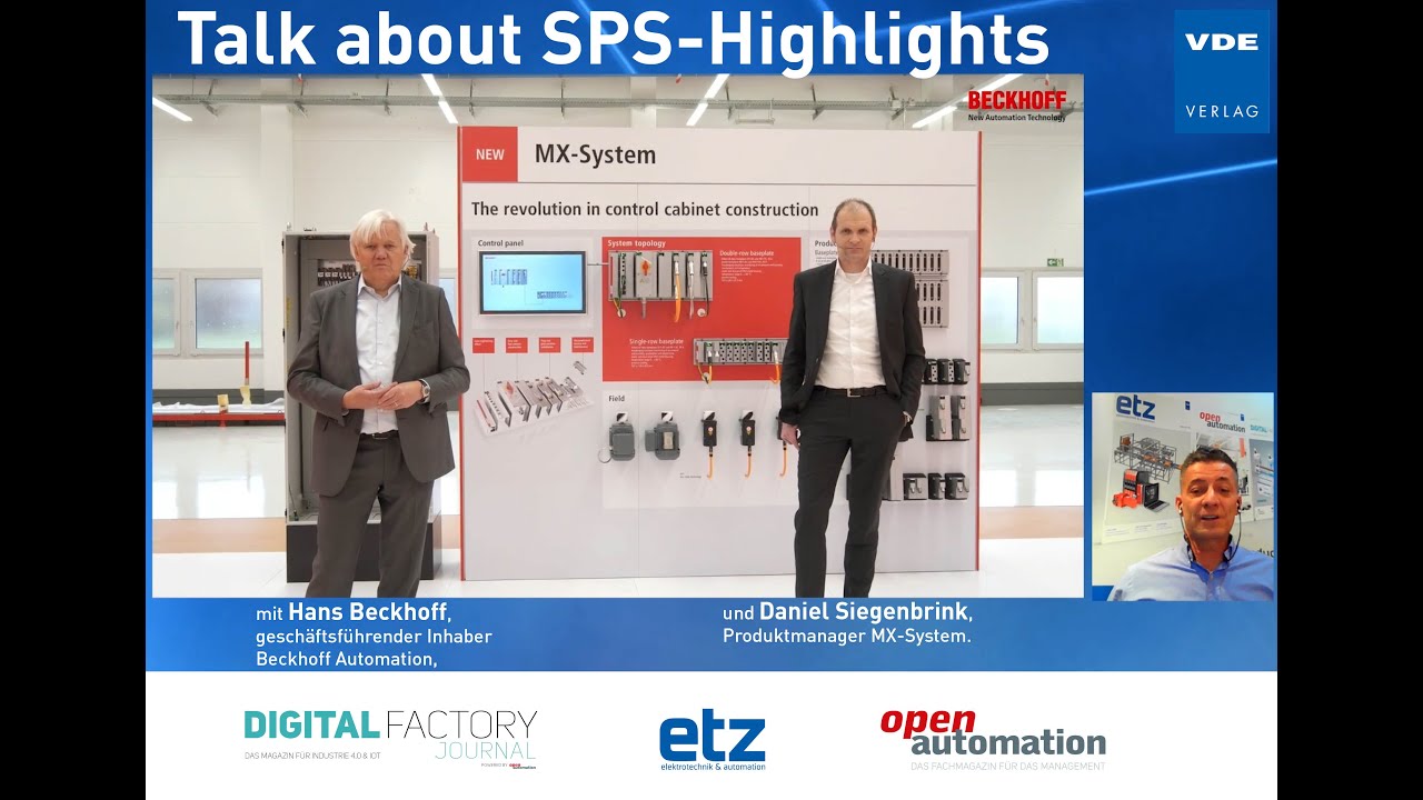 Talk about SPS 2021 - Highlights mit Beckhoff - YouTube