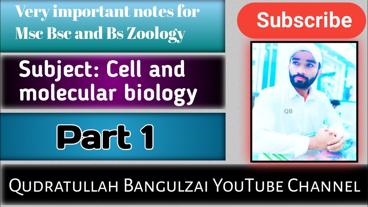 Very important notes for Msc Bsc and Bs Zoology || Subject: Cell and ...