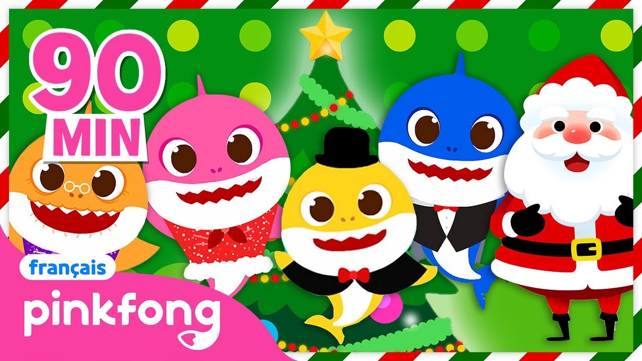 🎄Joyeuses et Bonnes Fêtes ! | +Comptines Noël | Pinkfong Baby Shark ...