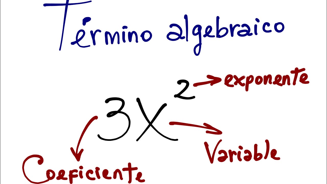 Conceptos De Variable Base Exponente Coeficiente Terminos Variables