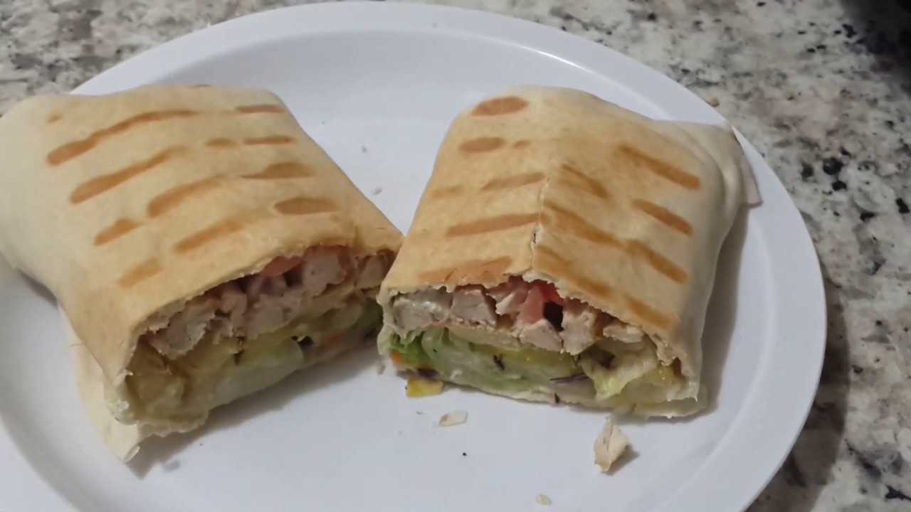 How To Make Chicken Shawarma Wrap - YouTube