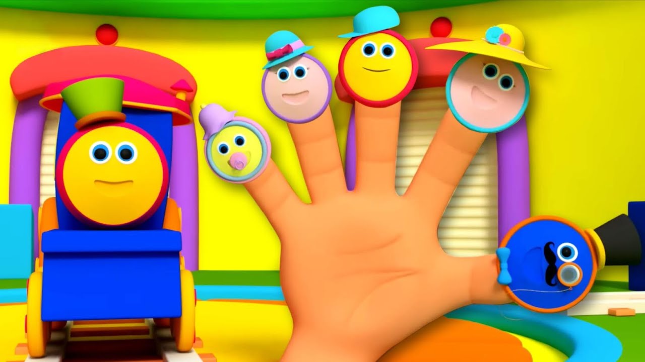 Finger Family Song, Bob The Train + More Nursery Rhymes for Babies ...