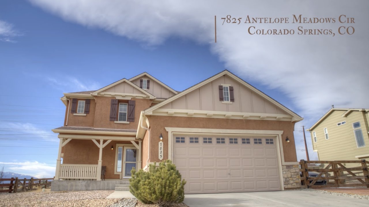 7825 Antelope Meadows Circle in Colorado Springs - YouTube