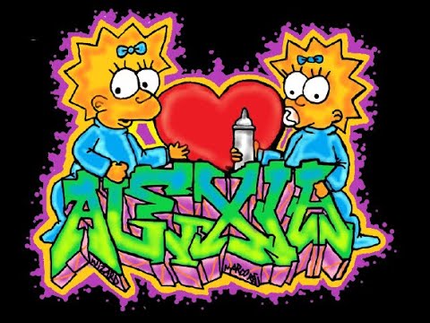 How to draw graffiti name ''ALEXIA'' - (EXZAKT - Futershock N-ter ...