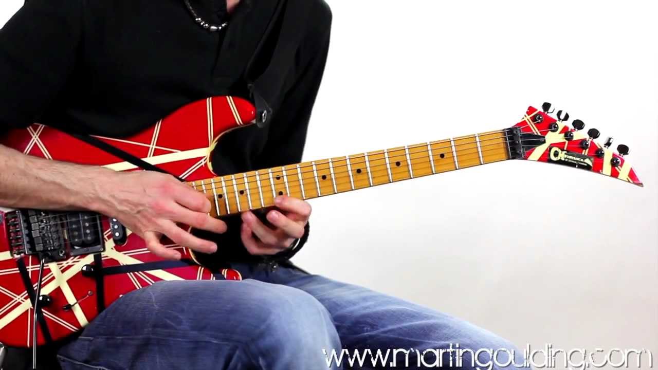Eddie Van Halen Style Tapping Lick 2 by Martin Goulding - YouTube