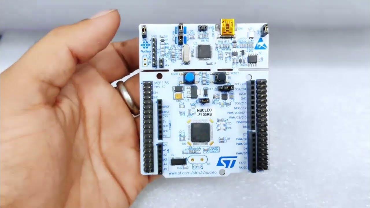 STM32F103 Nucleo-64 Bit Bord - YouTube