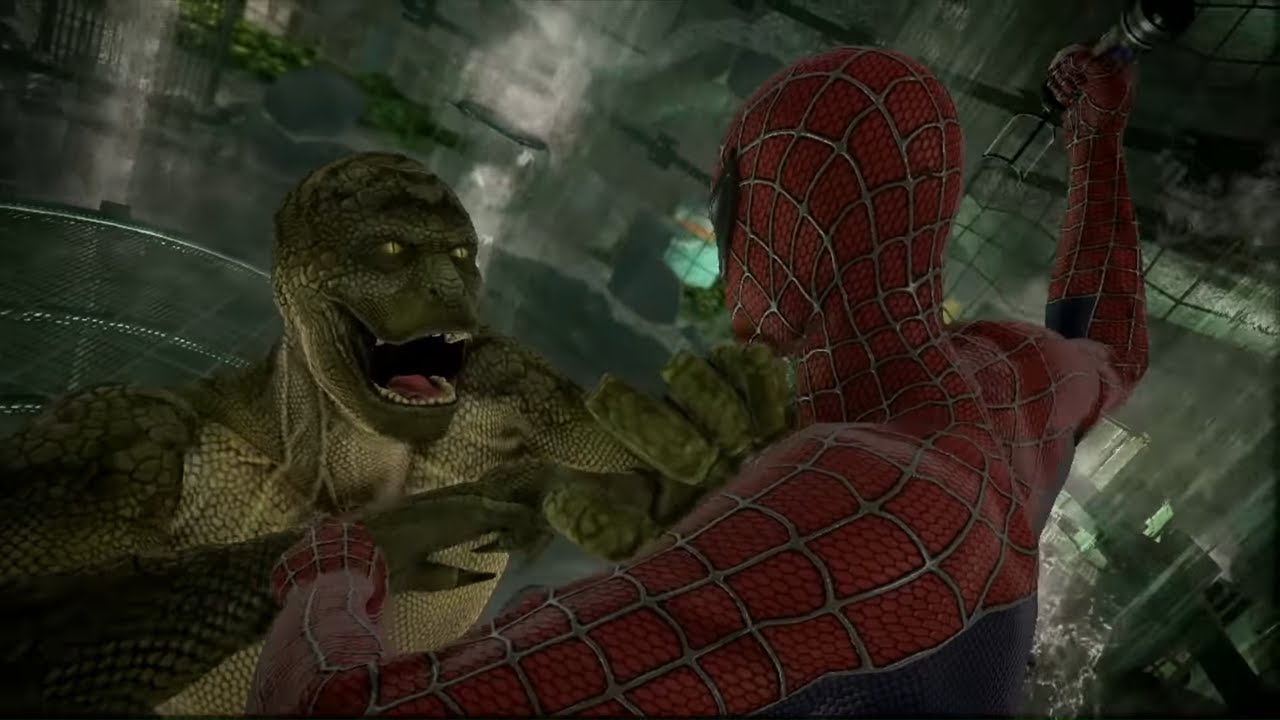 Sam Raimi Spider-Man Vs Lizard - The Amazing Spider-Man Xbox 360 - YouTube
