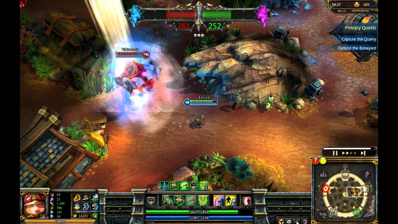 Very Fat Cho'gath VS Scouting Teemo - YouTube