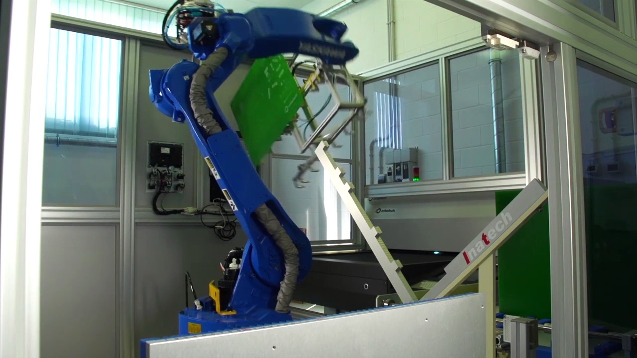 [인아텍] 3D 프린팅 Sprint ™ 200 Automated High Volume Legend Printing - YouTube